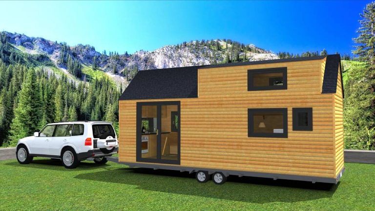 Wunderschone Minihaus Auf Radern Fotos